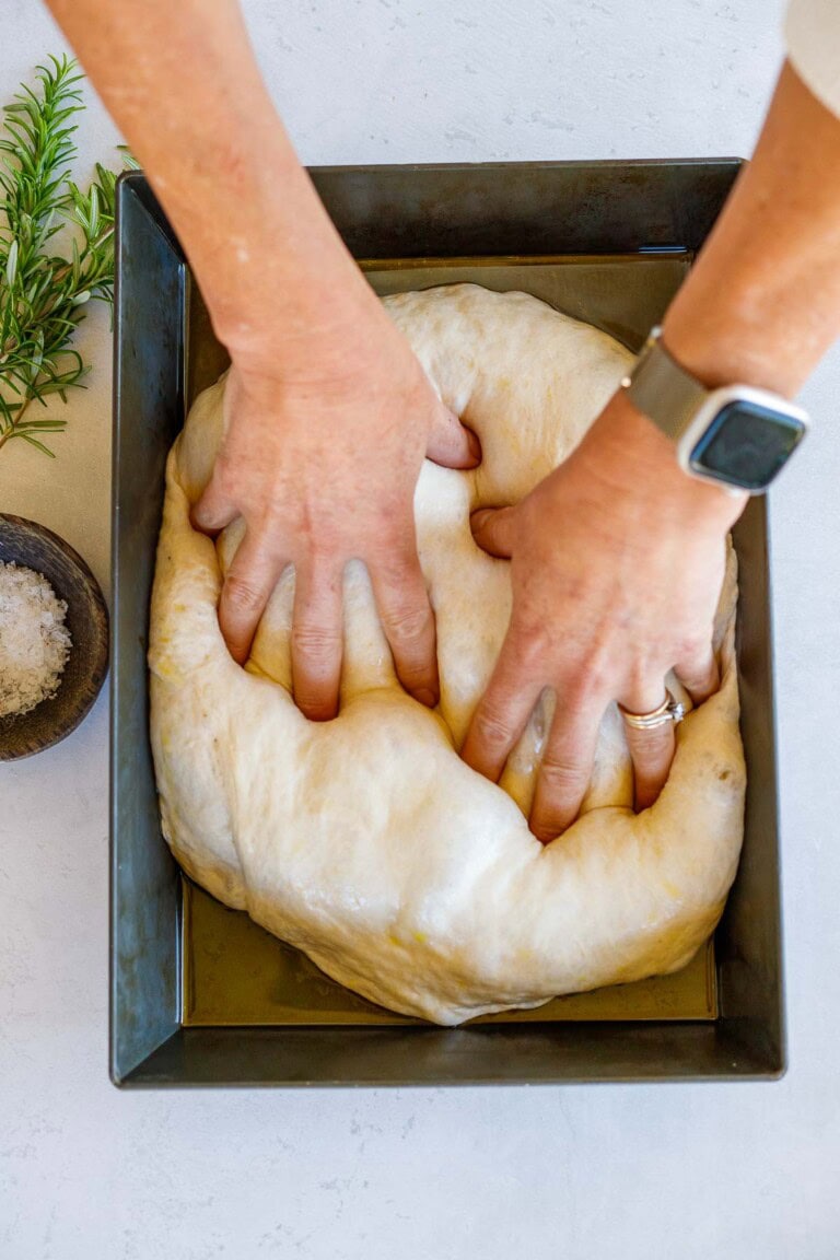 Homemade Focaccia Bread | Feasting At Home
