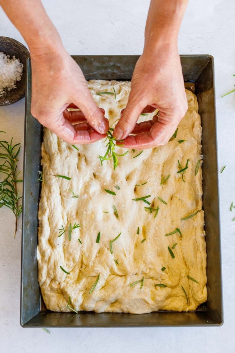 Homemade Focaccia Bread | Feasting At Home