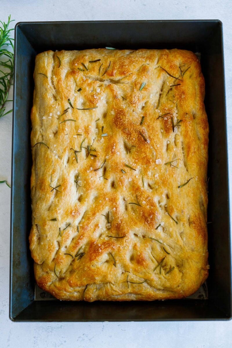 Homemade Focaccia Bread | Feasting At Home