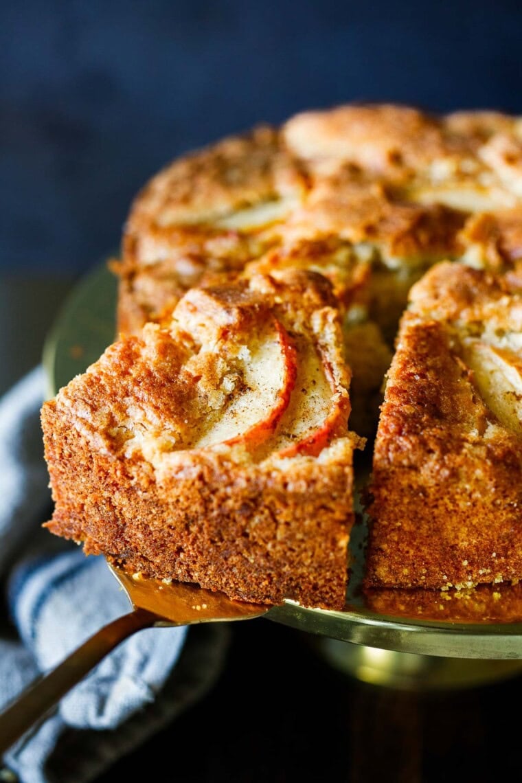 Fresh Apple Cake Recipe from Scratch (with Cardamom) | Feasting At Home
