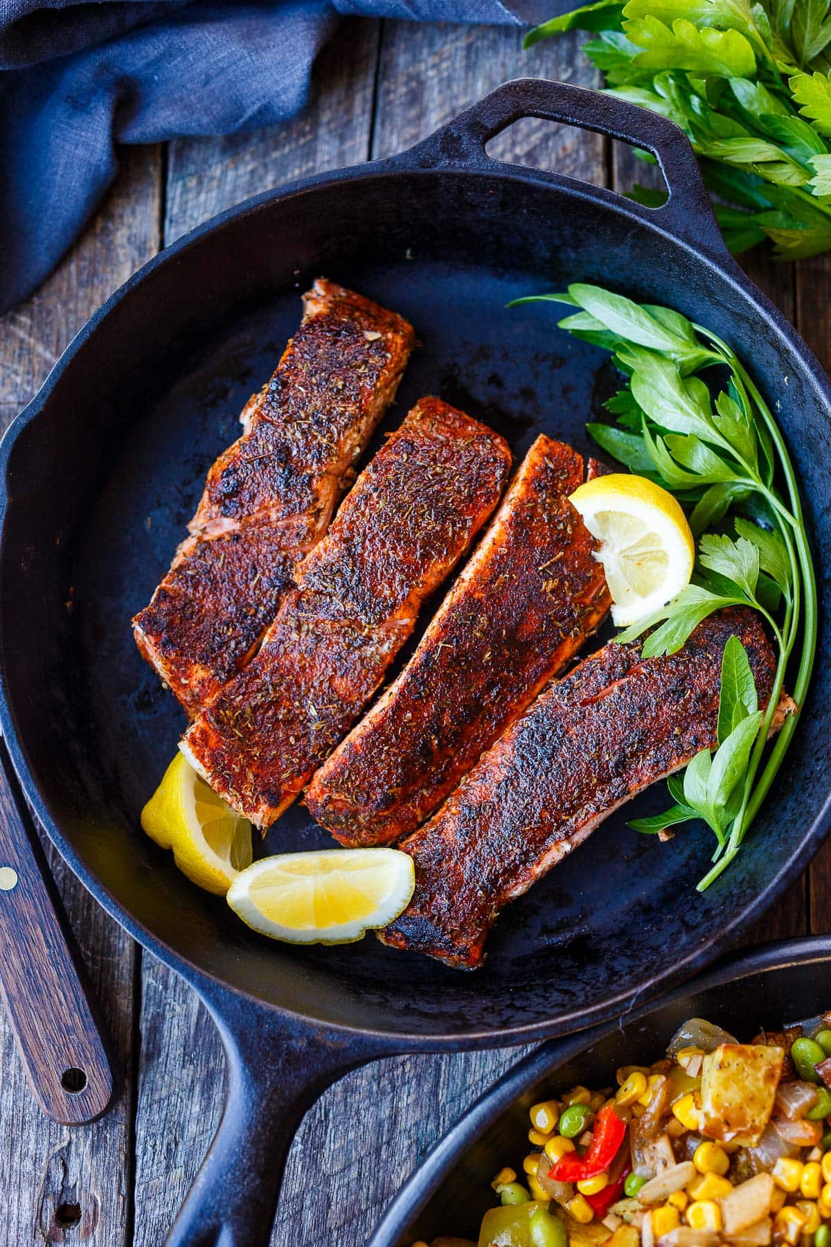 Restaurant-Style Blackened Salmon - Feasting At Home