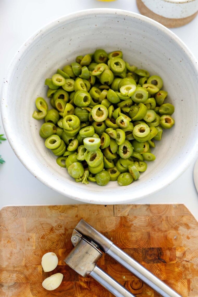 Castelvetrano Olive Tapenade | Feasting At Home