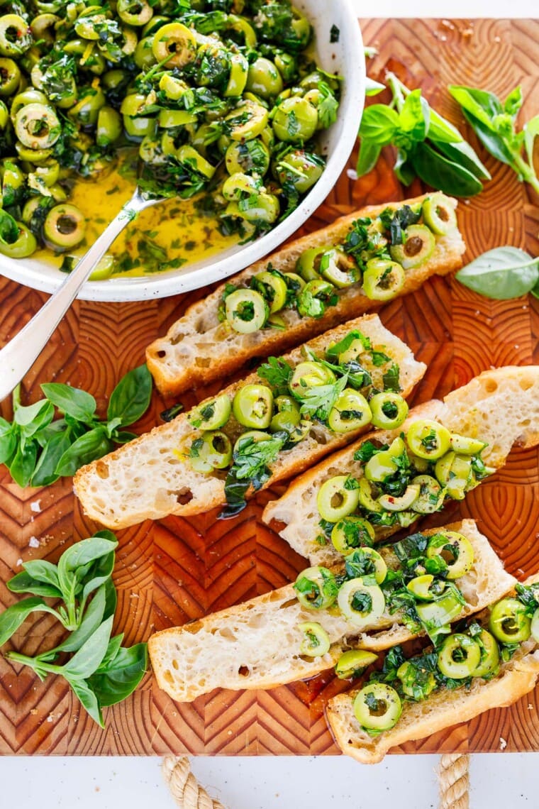 Castelvetrano Olive Tapenade | Feasting At Home