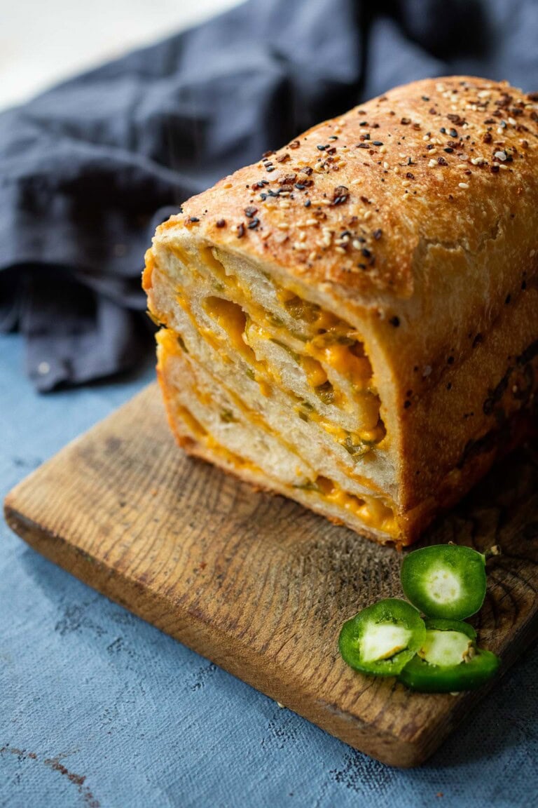Jalapeño Cheddar Cheese Bread | Feasting At Home
