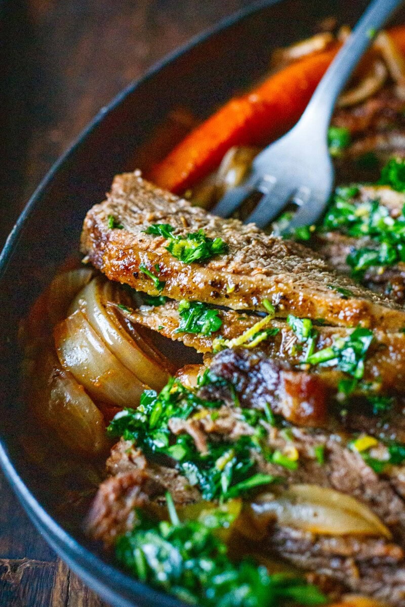 Brisket in the Oven - Feasting At Home