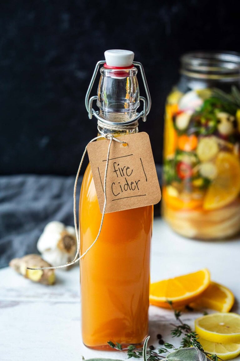 Traditional Fire Cider Recipe-Feasting at Home