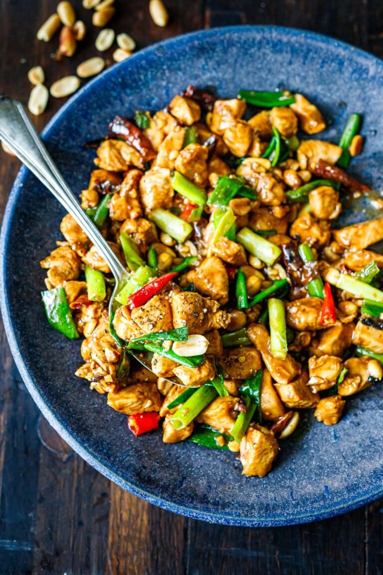 Kung Pao Chicken Recipe (Better than Take Out!)