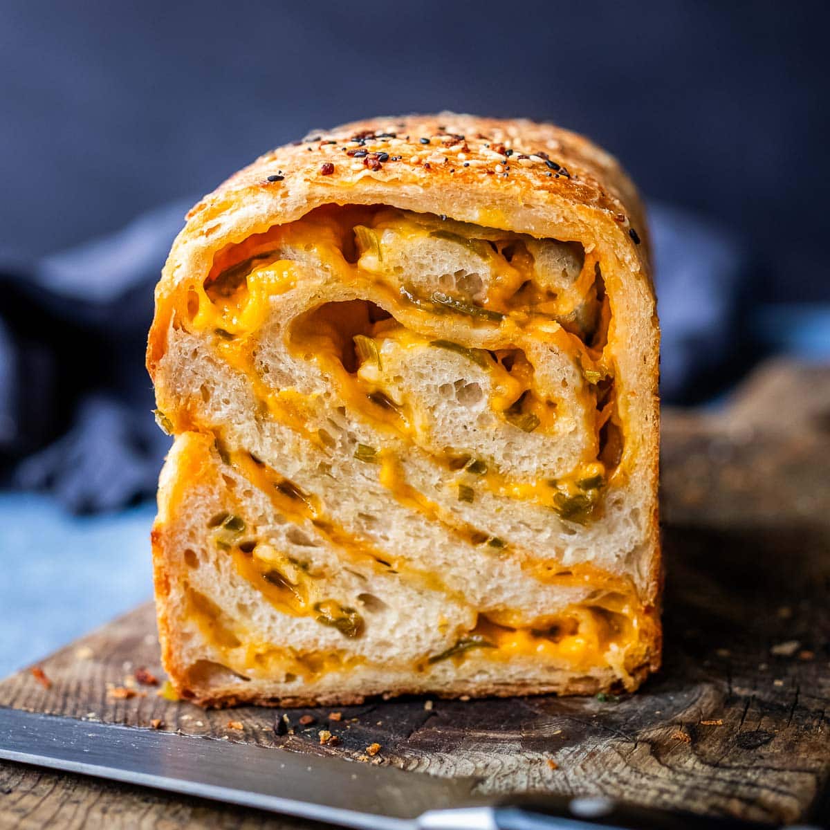 Jalapeño Cheddar Cheese Bread | Feasting At Home