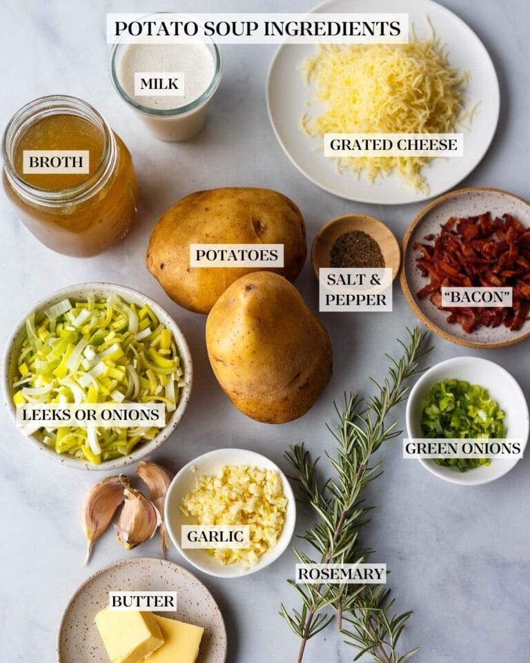 Creamy Potato Soup Recipe - Feasting At Home