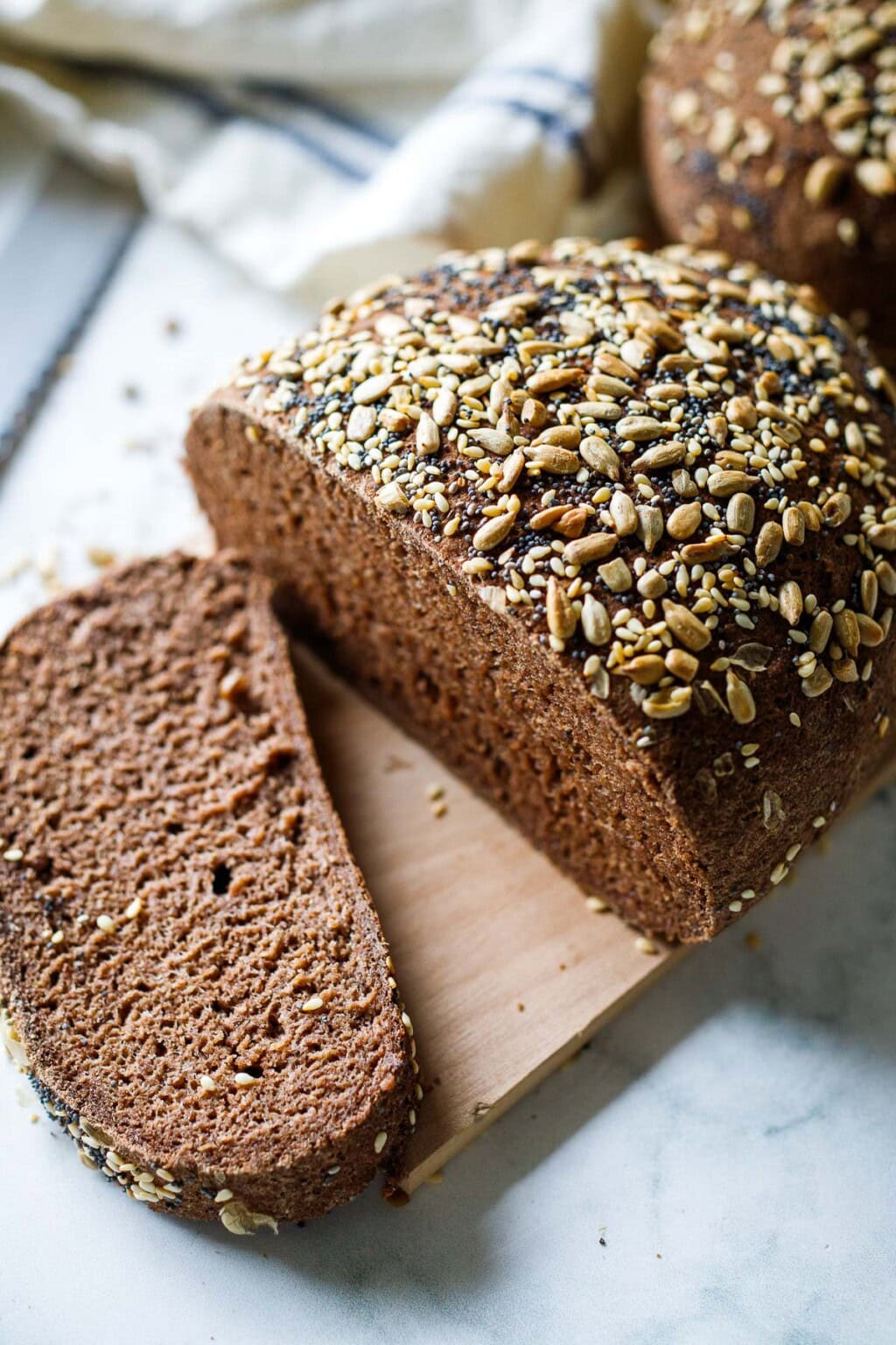 Homemade Gluten Free Bread Recipe-Feasting at home