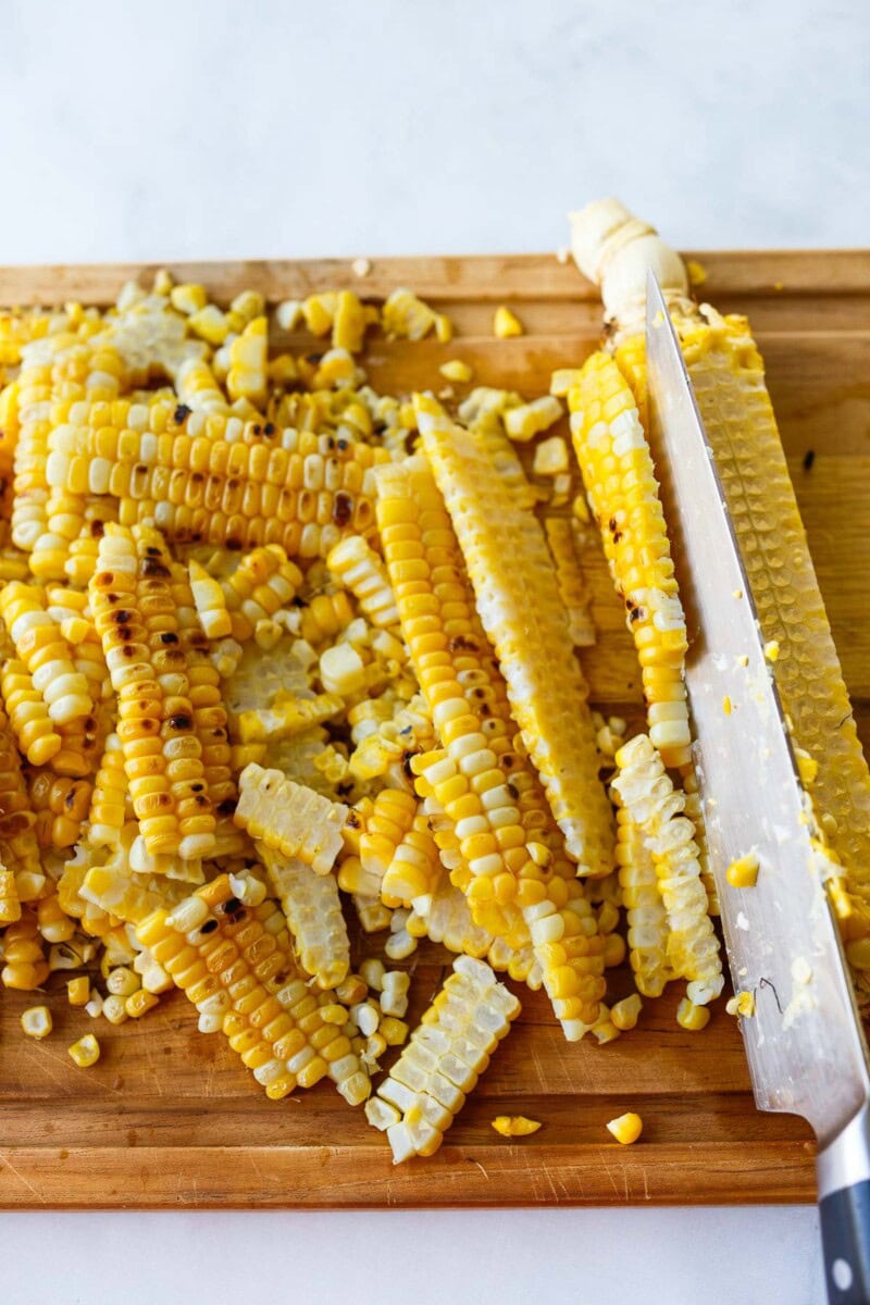 Delicious Grilled Corn Salad for Summer | Feasting At Home