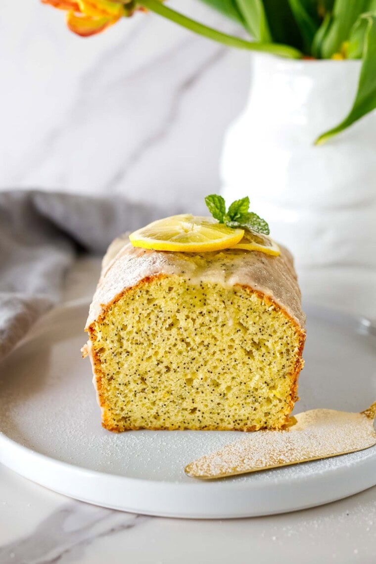Moist Lemon Poppy Seed Cake Recipe - Feasting At Home