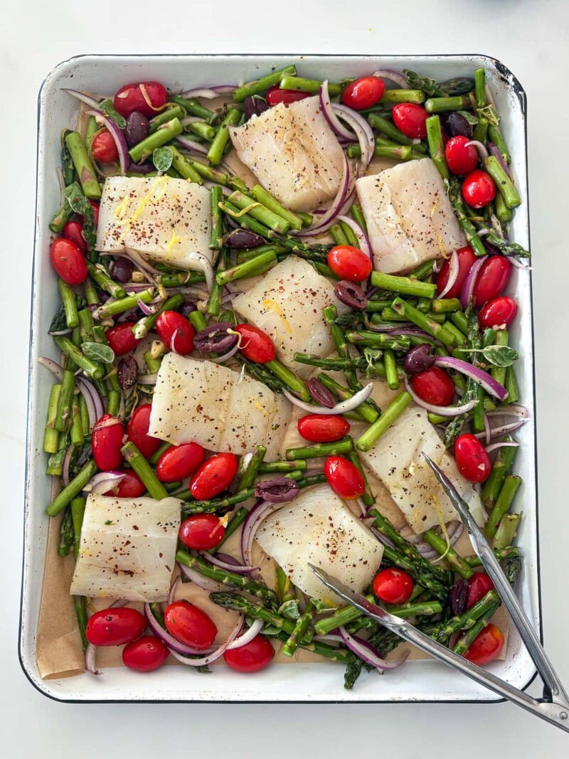 Easy Mediterranean Baked Cod | Feasting At Home