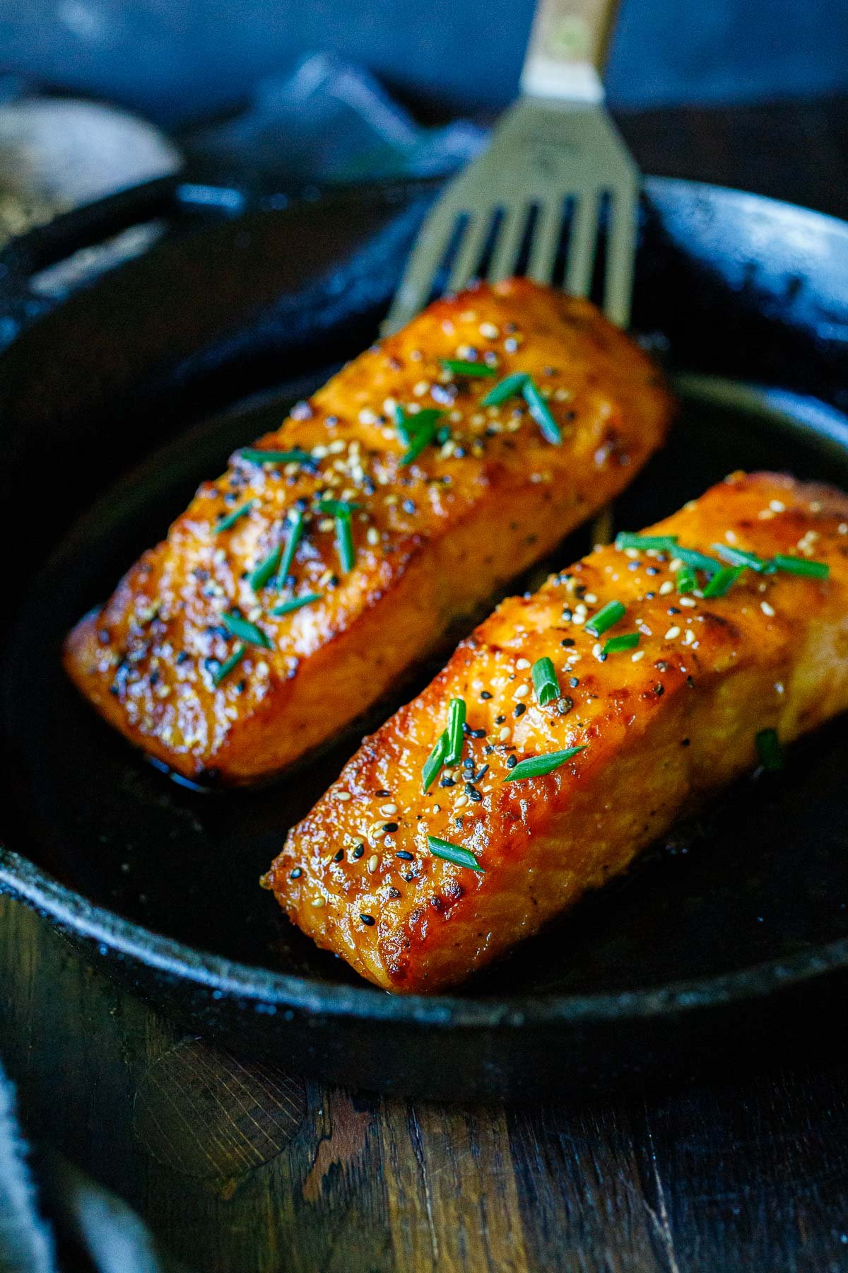 Easy Broiled Miso Salmon | Feasting At Home
