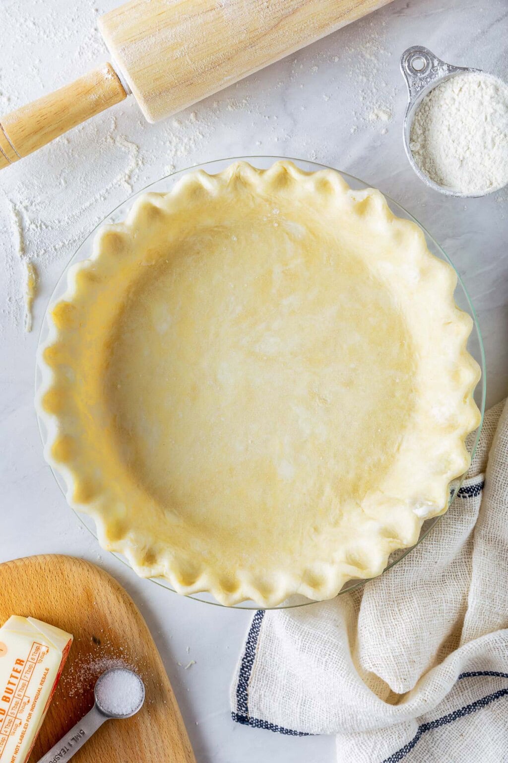 Homemade Pie Crust Recipe - Feasting at Home