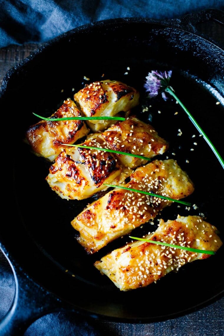 One-Pan Coconut Cod with Bok Choy | Feasting At Home