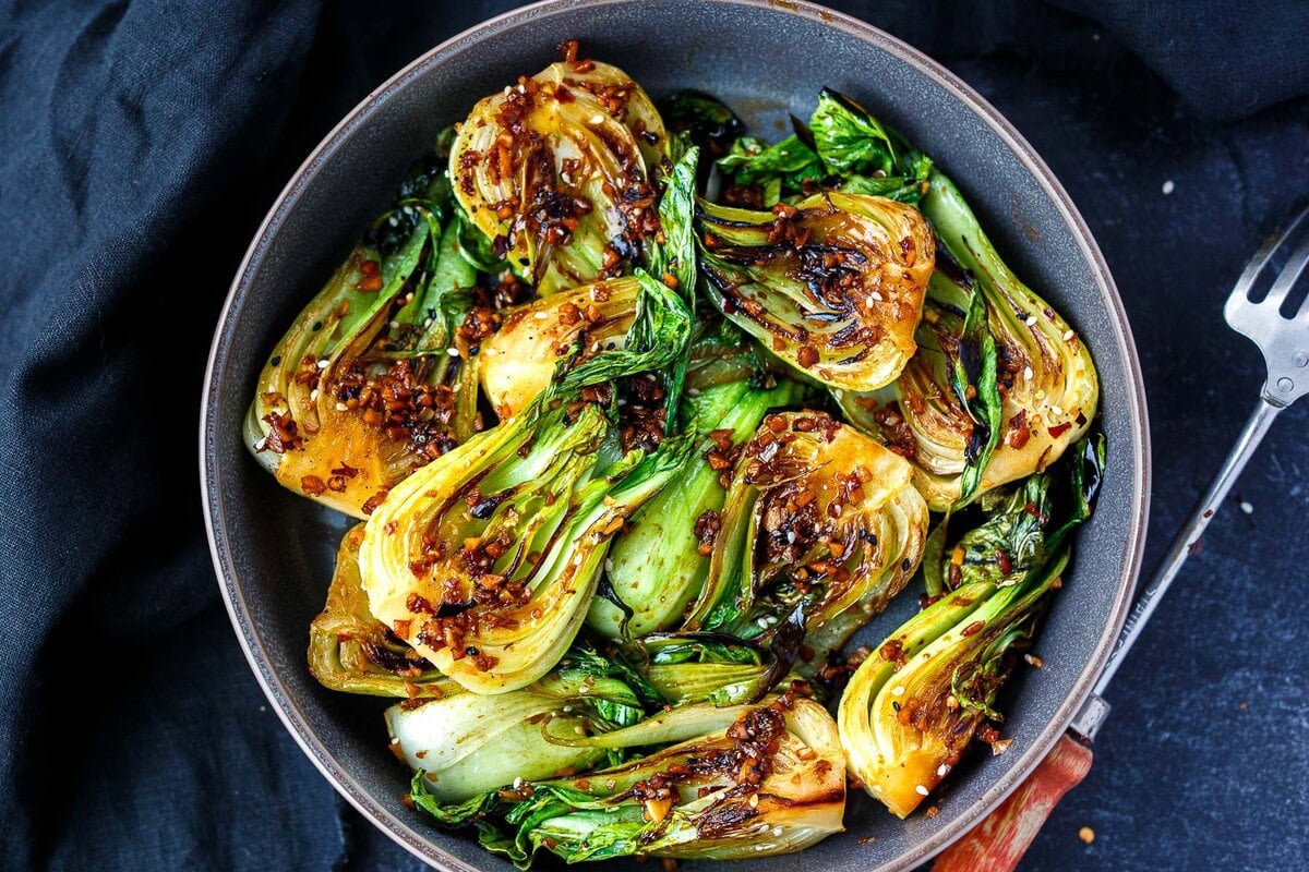 Quick & Easy Bok Choy Recipe | Feasting At Home