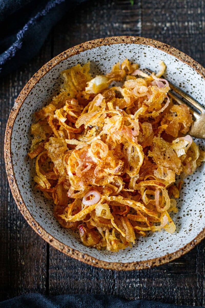 Crispy Fried Shallots | Feasting At Home