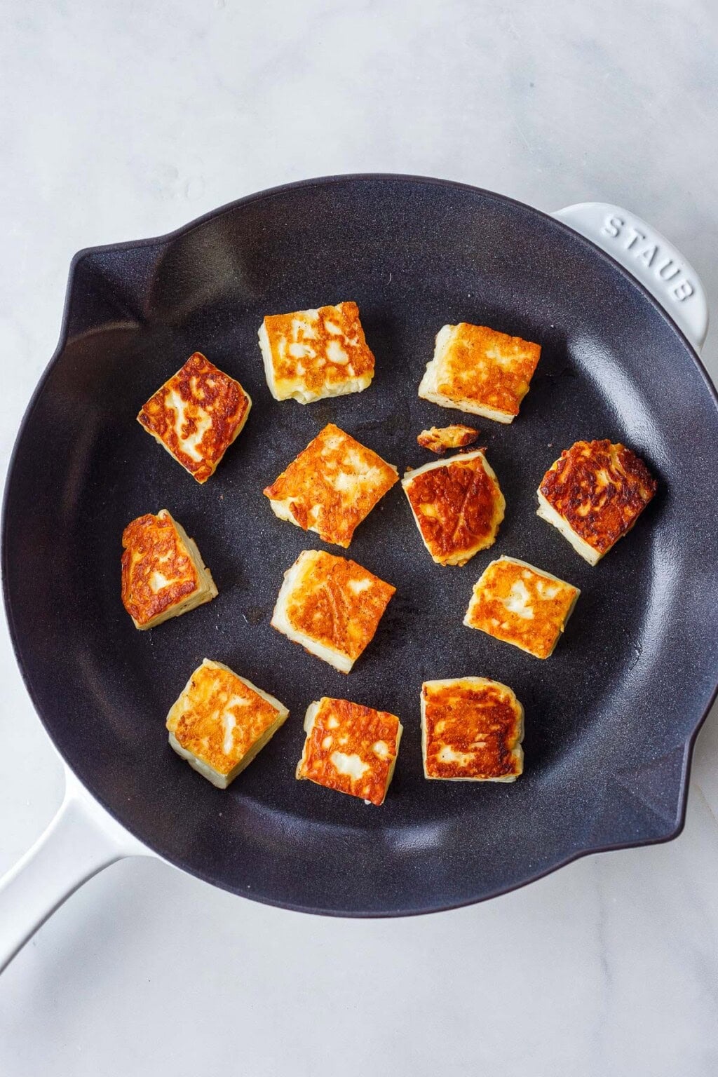 One-Pan Halloumi and Spring Vegetables | Feasting At Home